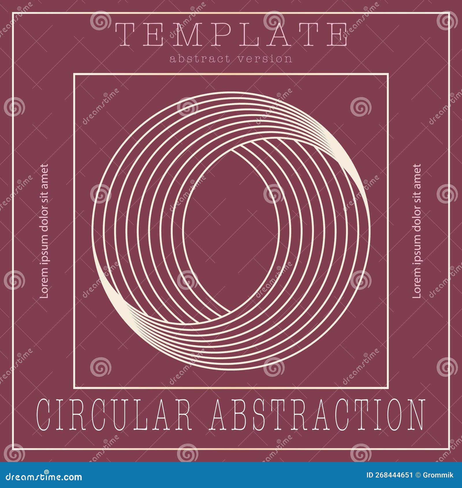 Idea of an Abstract Composition for the Design of a Poster, Banner ...