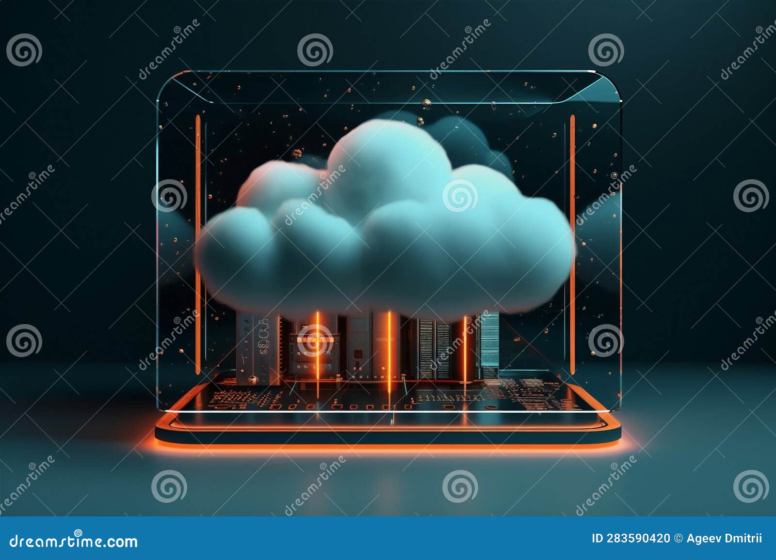 Online Concept Solution Security Connect Networking Technology Cyber ...