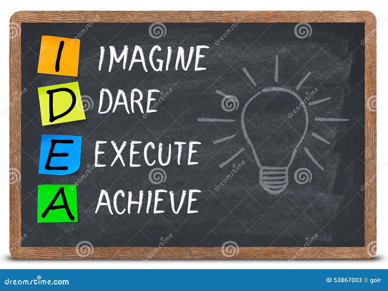 Idea acronym stock image. Image of anticipation, planning - 53867003