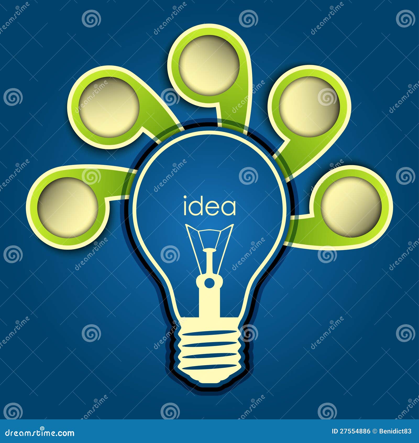 Idea background stock vector. Illustration of background - 27554886