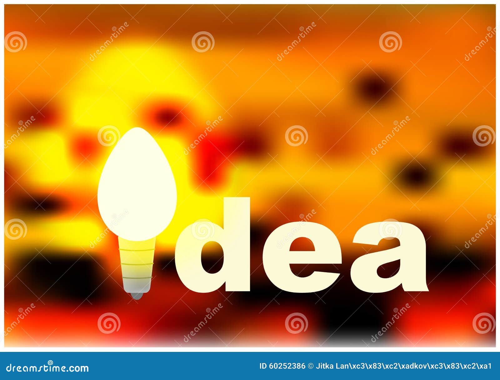 Idea background stock vector. Illustration of colored - 60252386