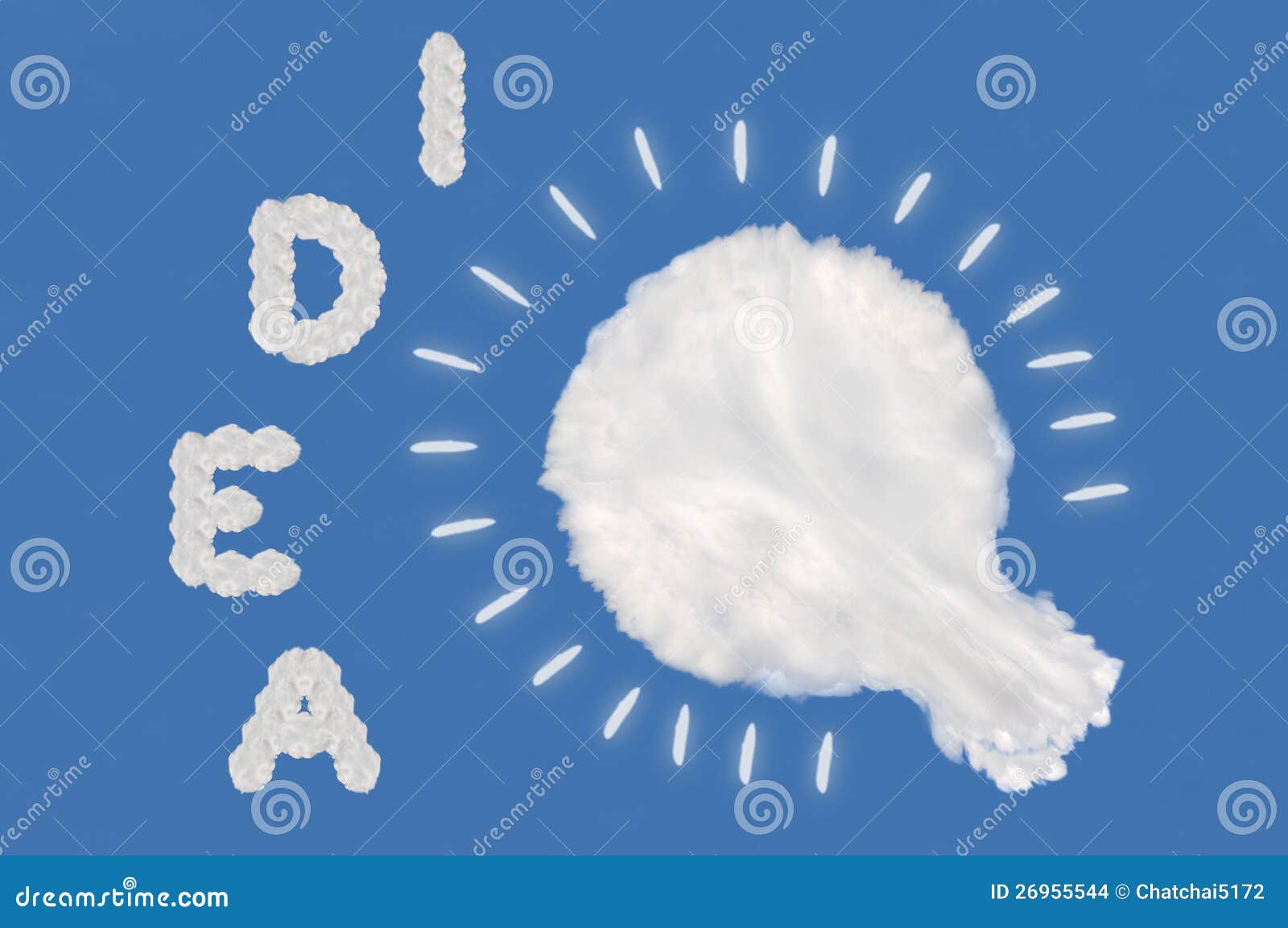 Idea box stock illustration. Illustration of design, cloud - 26955544