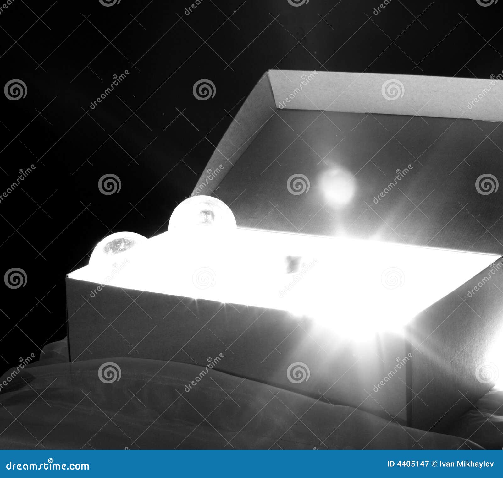 Idea box stock image. Image of close, illuminated, flash - 4405147