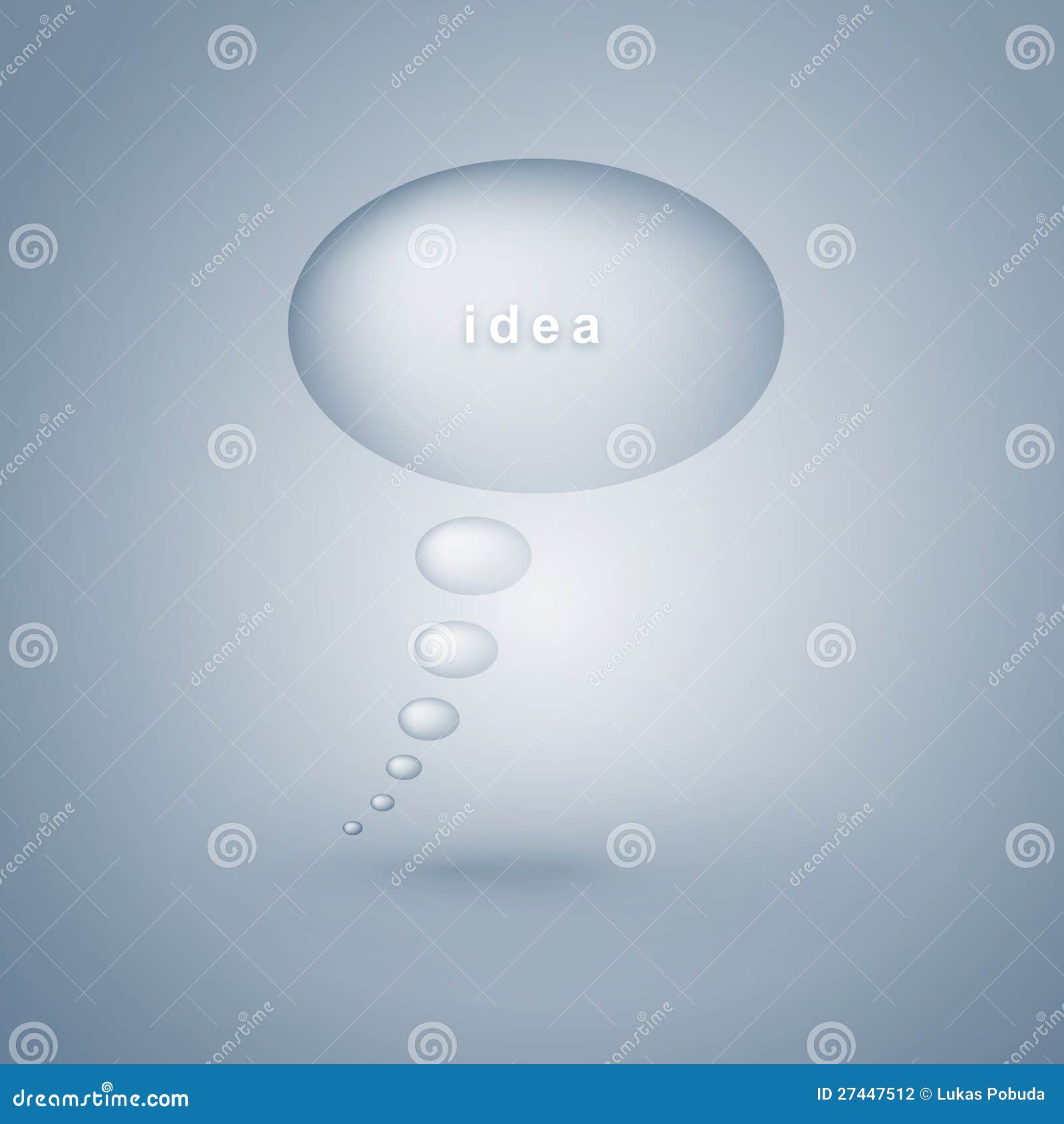 Idea bubble stock vector. Illustration of background - 27447512