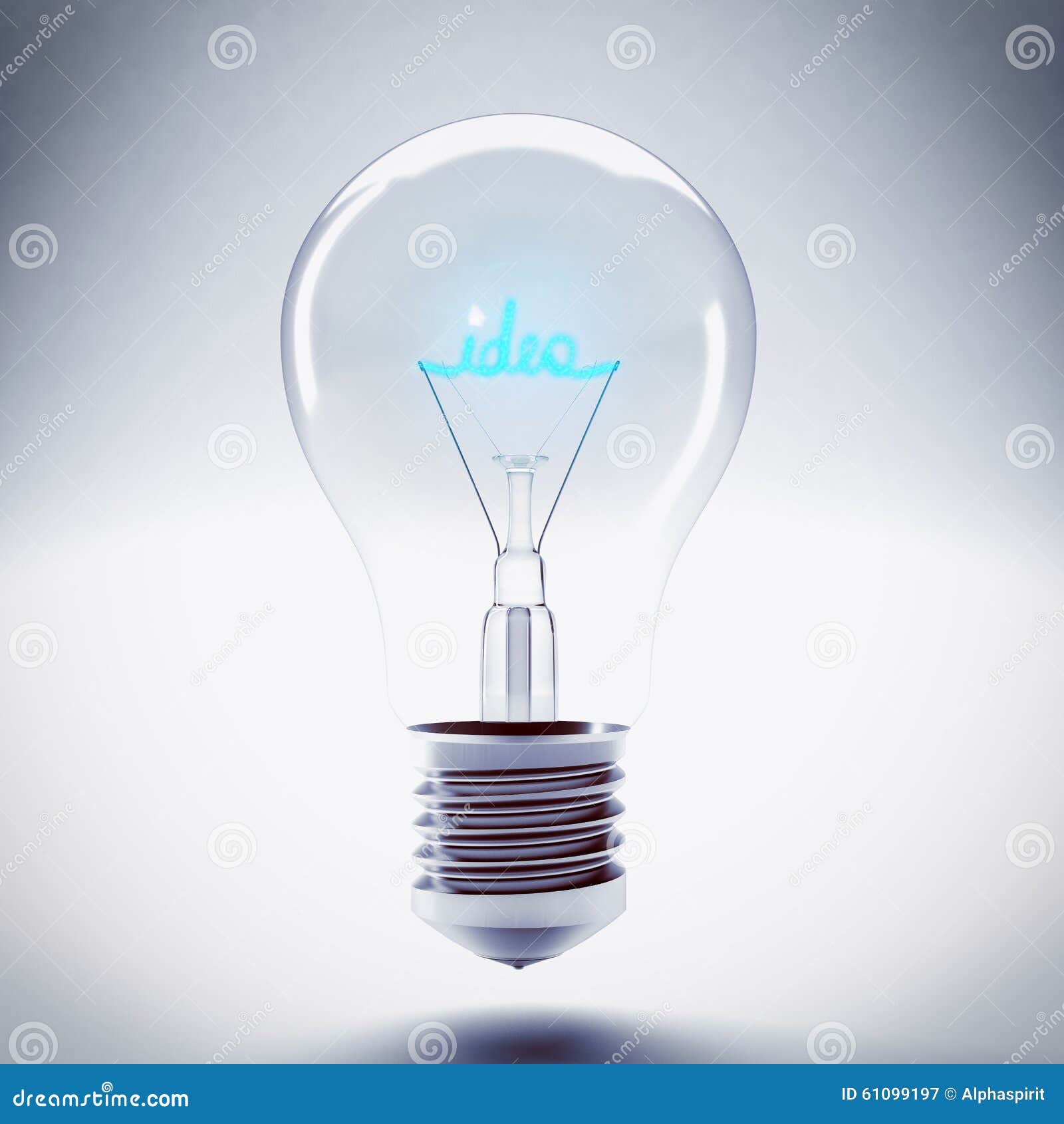 Idea bulb light stock illustration. Illustration of power - 61099197