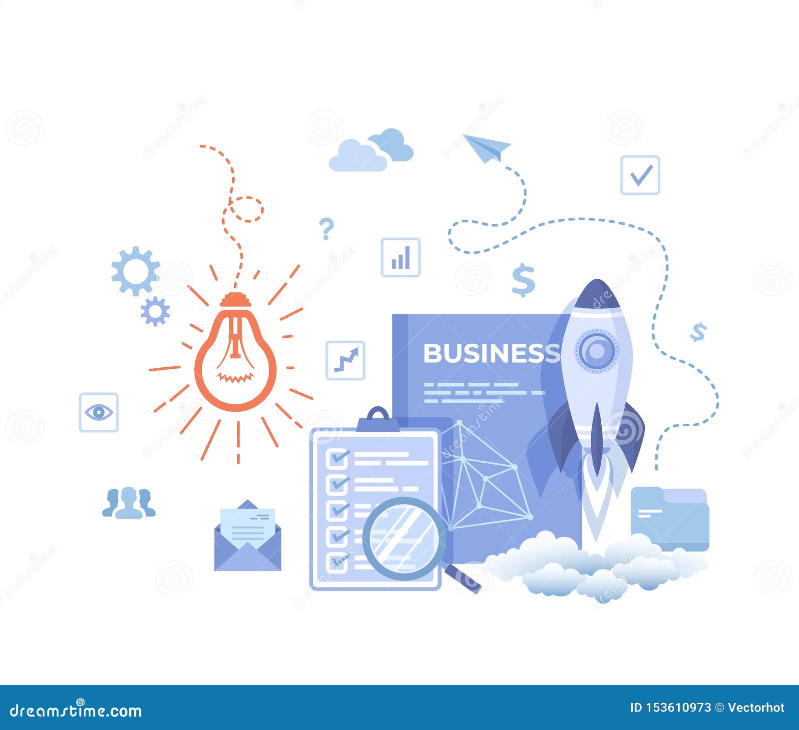 Idea Business Concept, Project Startup, Financial Planning, Strategy ...