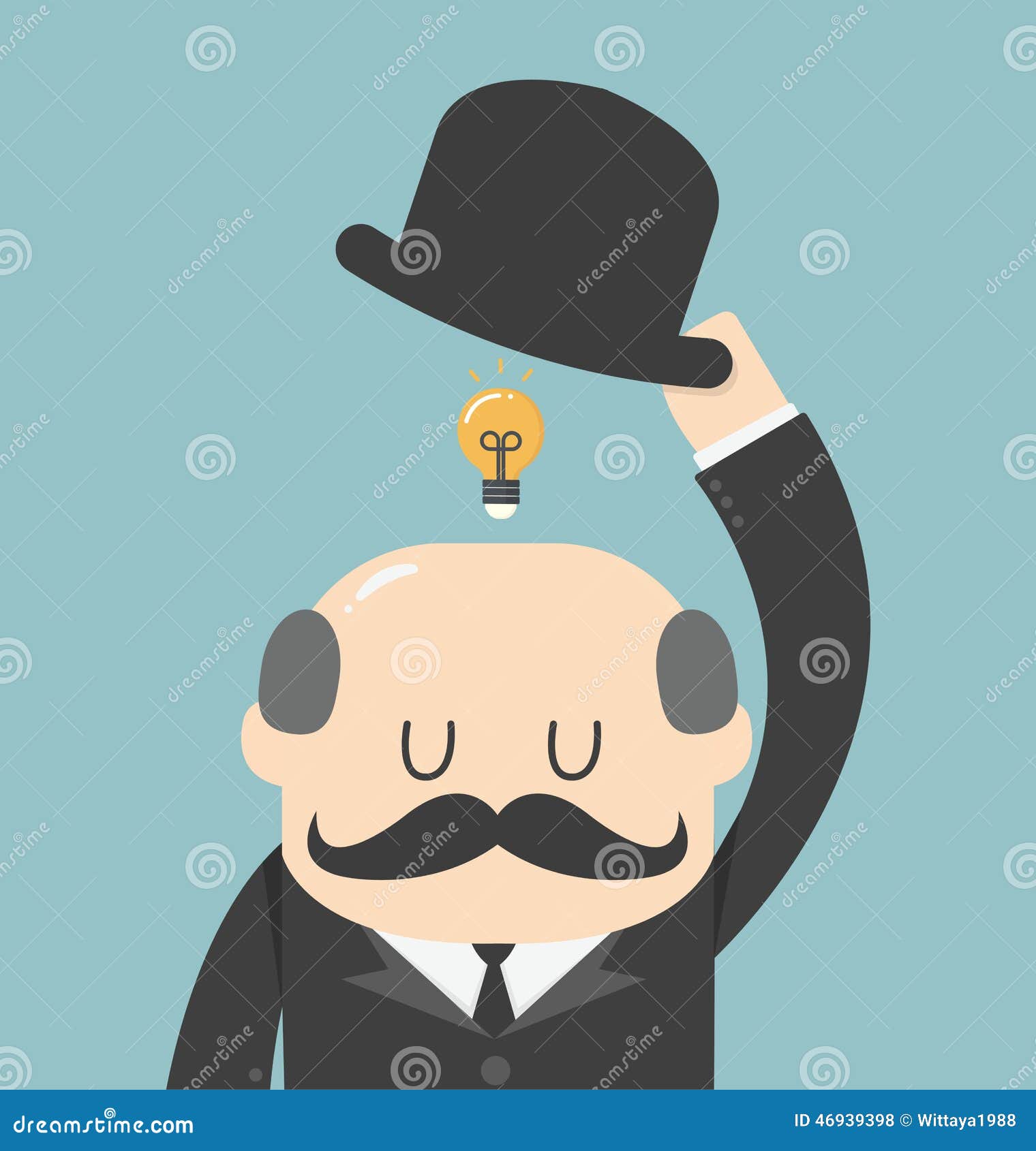 Idea stock vector. Illustration of brain, bright, business - 46939398