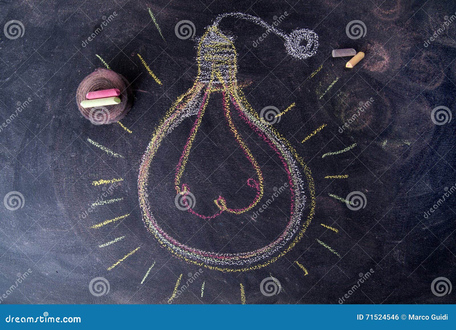 An idea in Color stock photo. Image of color, creative - 71524546