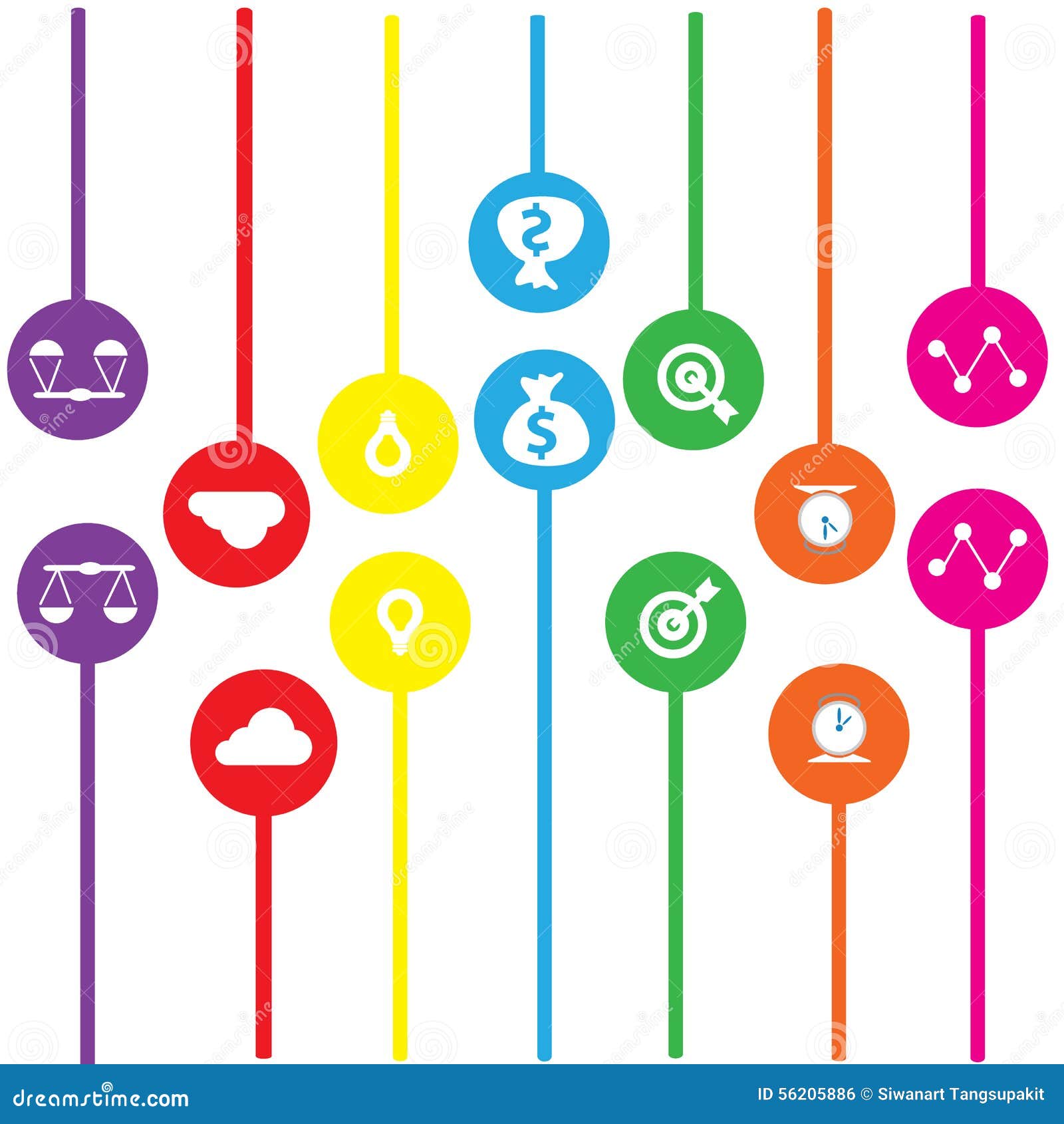 Idea Colorful Background Abstract Vector Illustrator Stock Vector ...