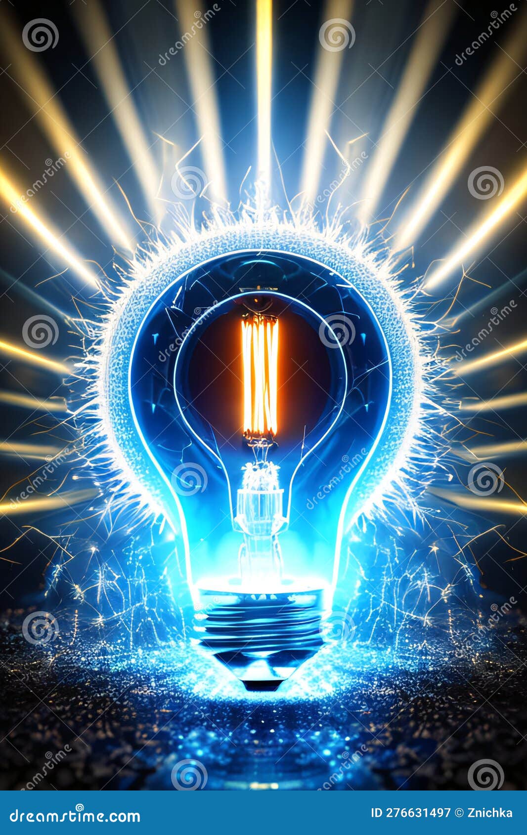 An Idea Coming To Life, Exploding with Creative Energy, Futurism ...