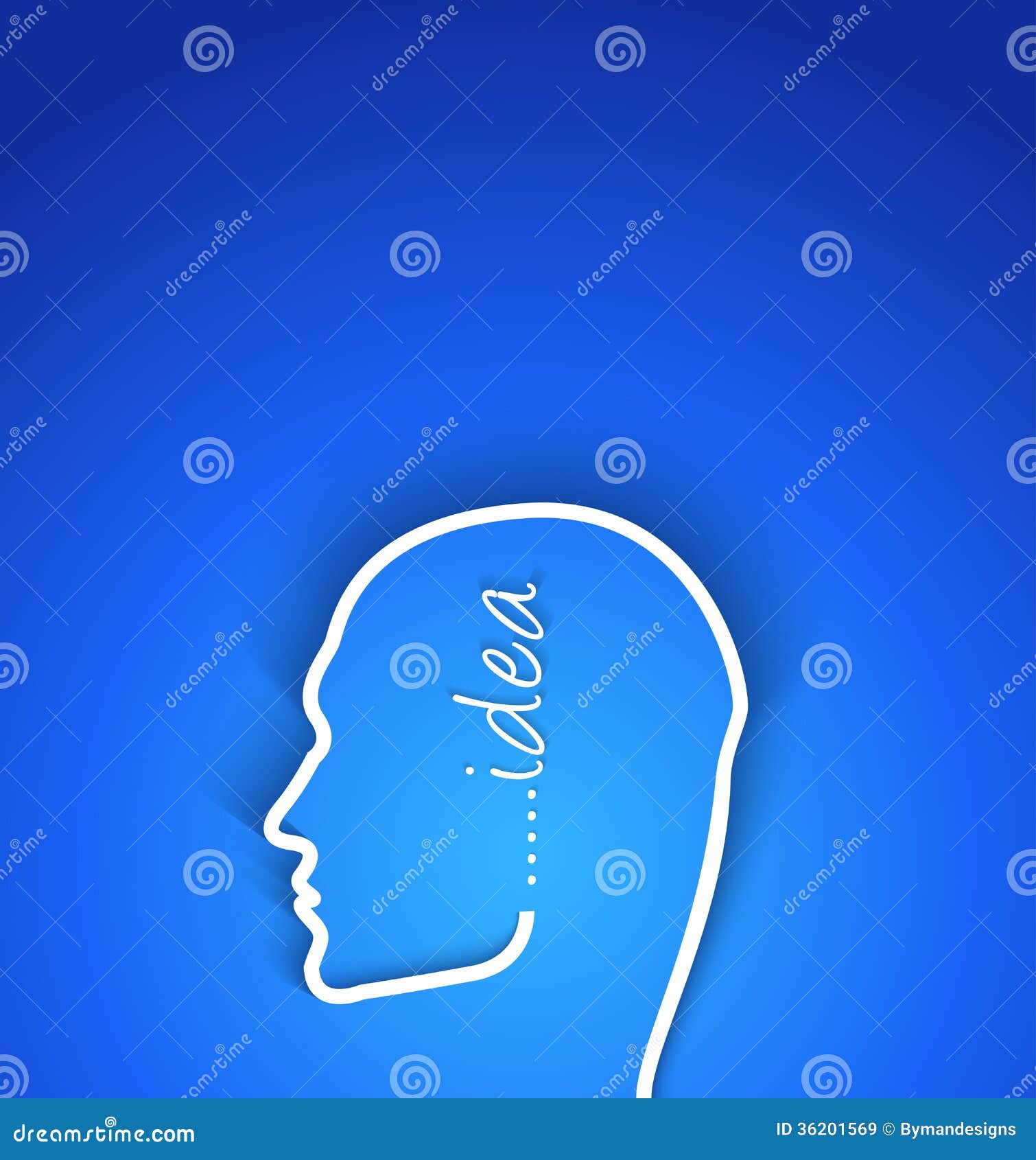 Idea Concept Paper Human Face Shadow Stock Illustrations – 138 Idea ...