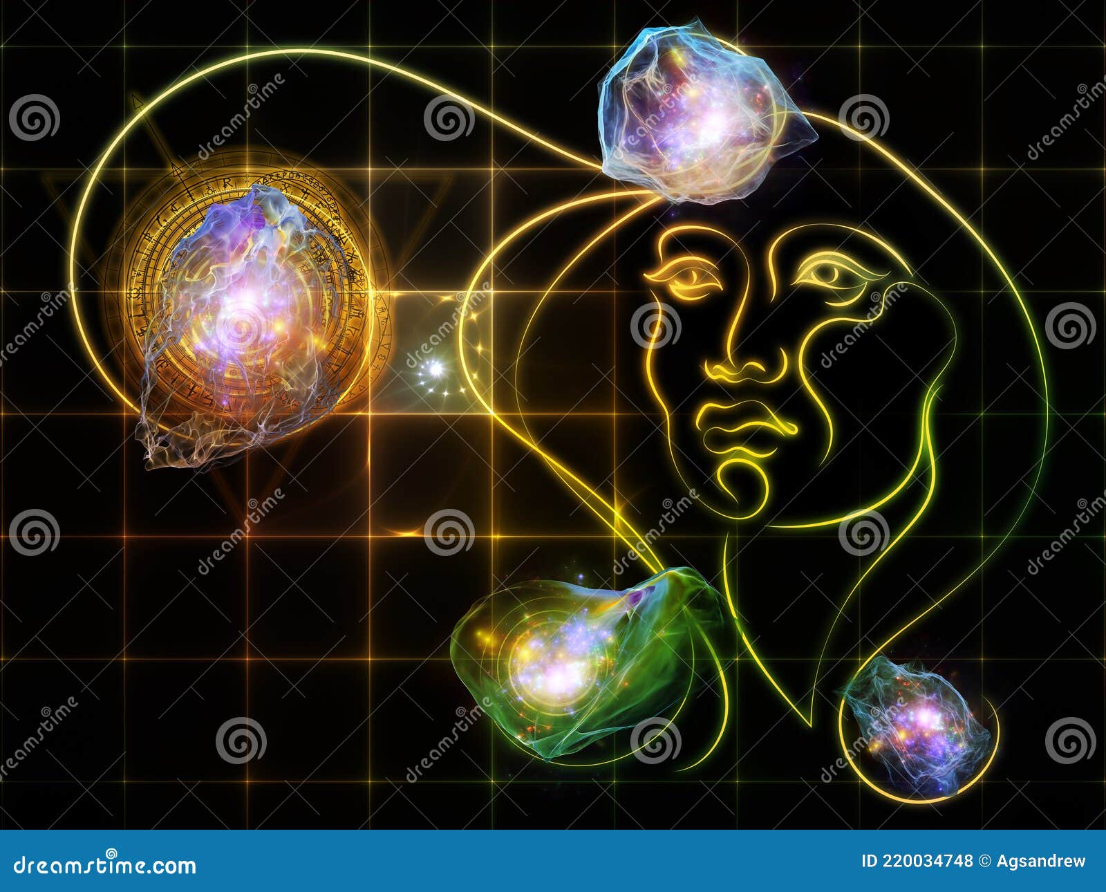 Advance of Platonic Realm stock illustration. Illustration of concept ...