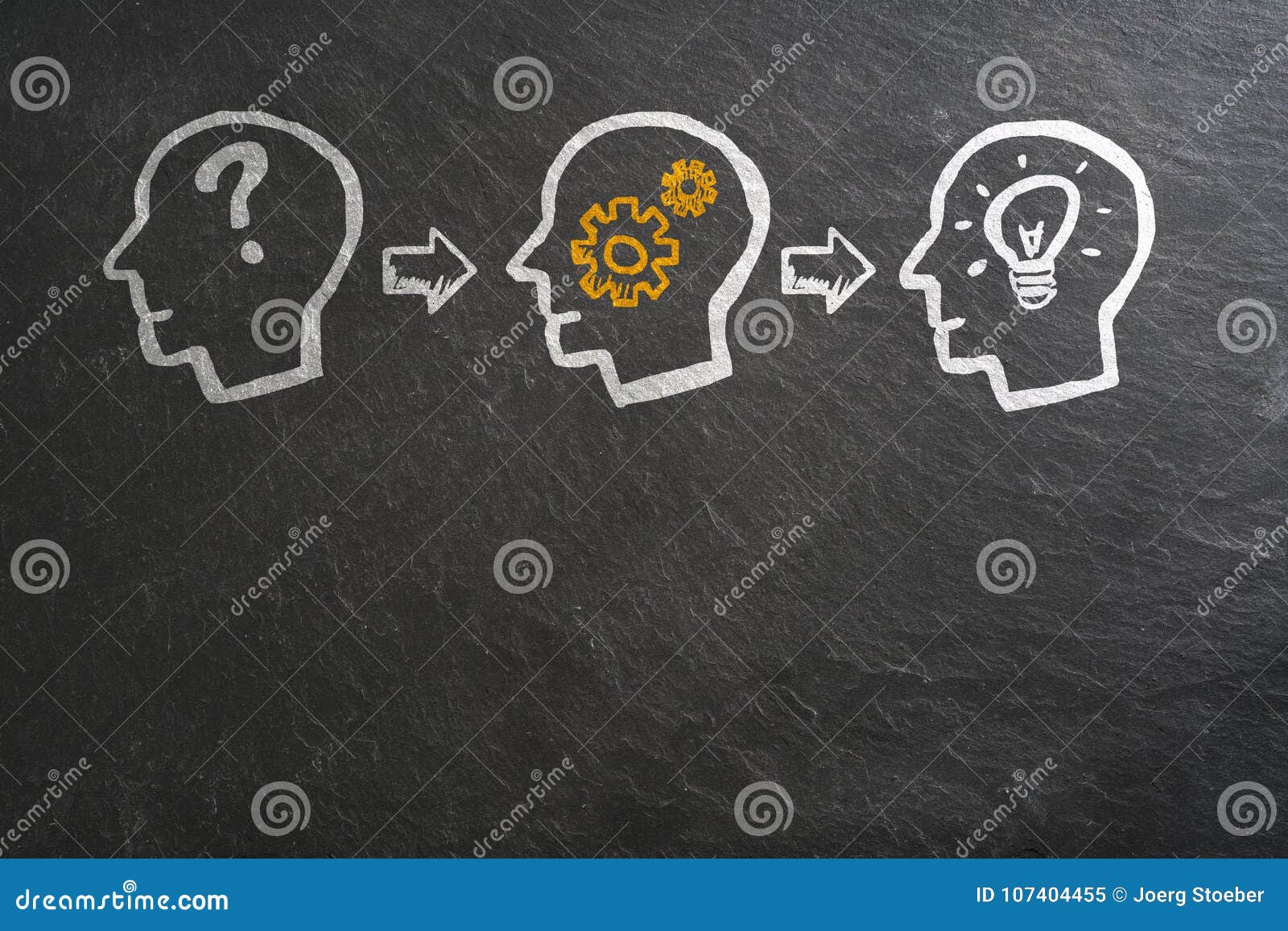 Idea creation process stock illustration. Illustration of good - 107404455