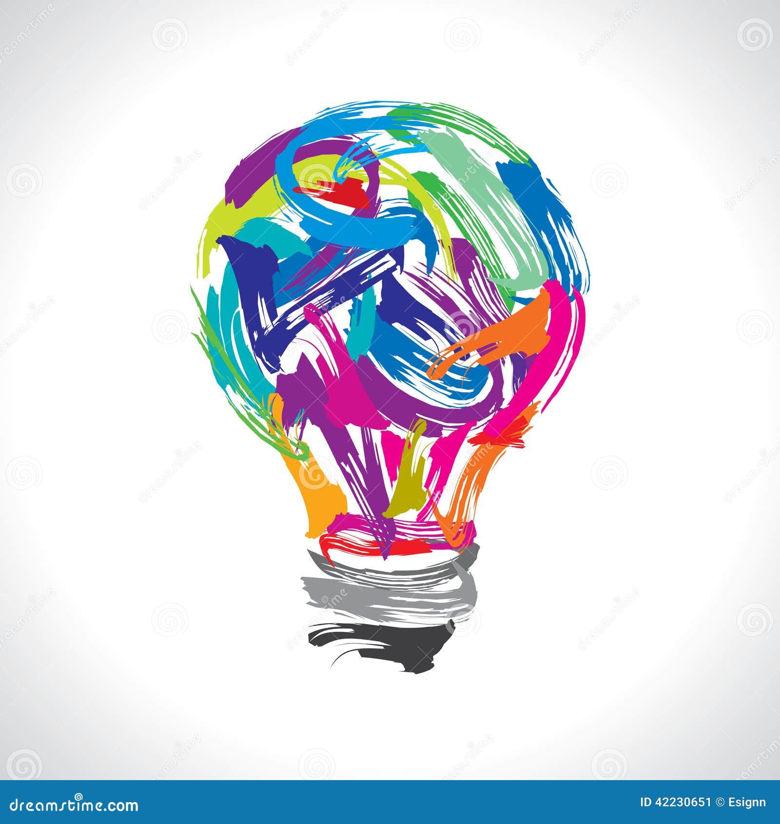 Idea Creativa De La Pintura Ilustración del Vector - Imagen: 42230651