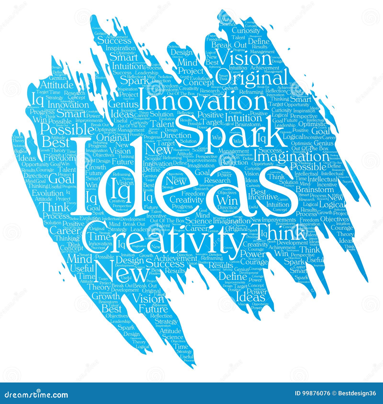 Idea Creativa Del Vector Que Se Inspira La Brocha Ilustración del ...