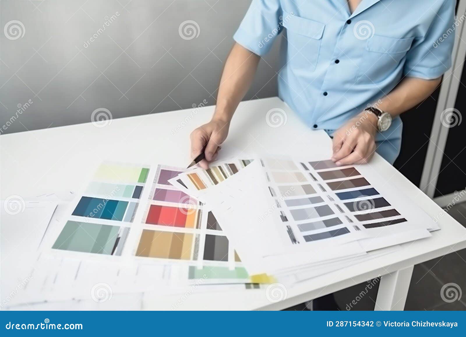 Project Swatch Interior Art Design Palette Color Choice Selection ...