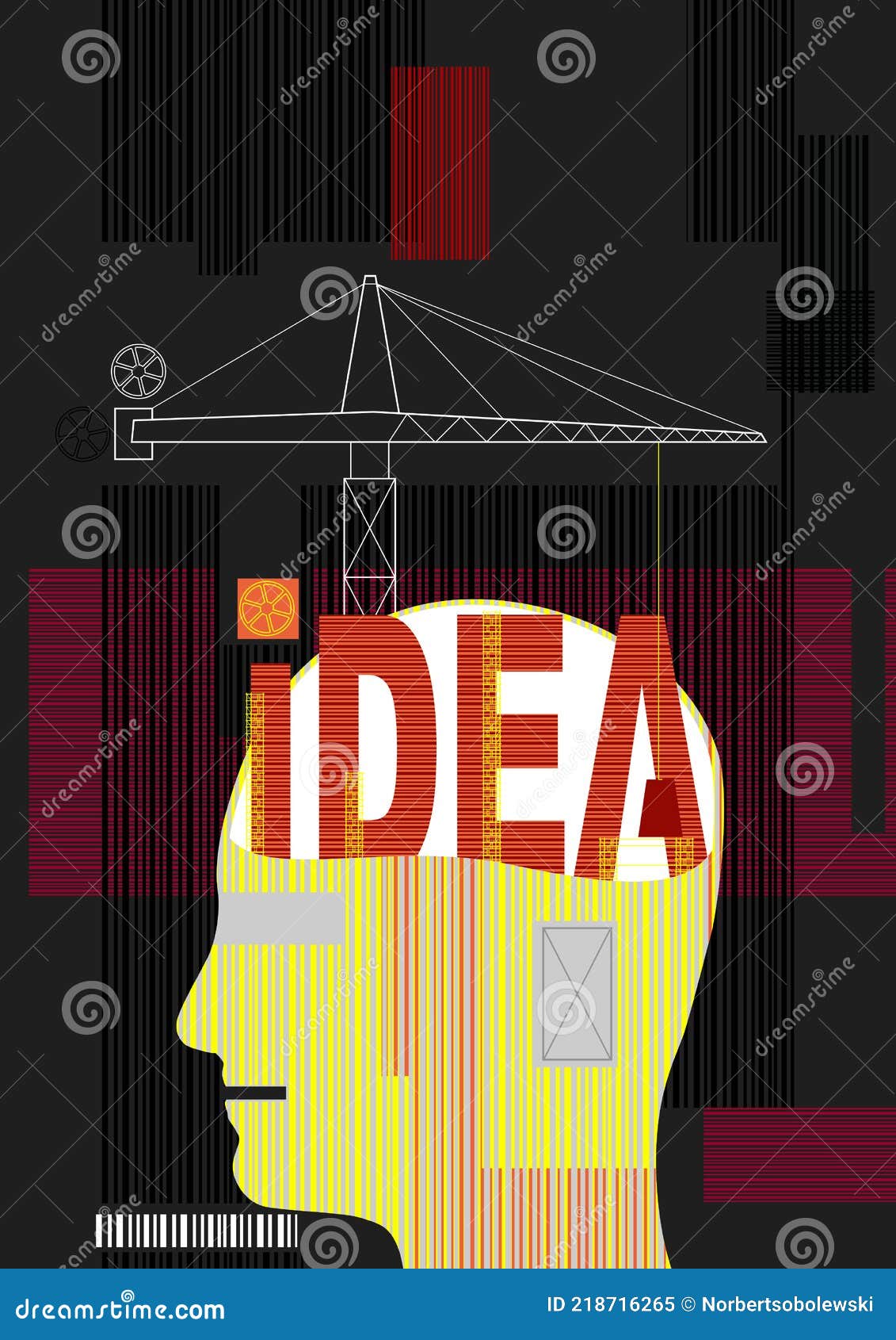 Creativity and Generating Ideas Concept. Stock Vector - Illustration of ...