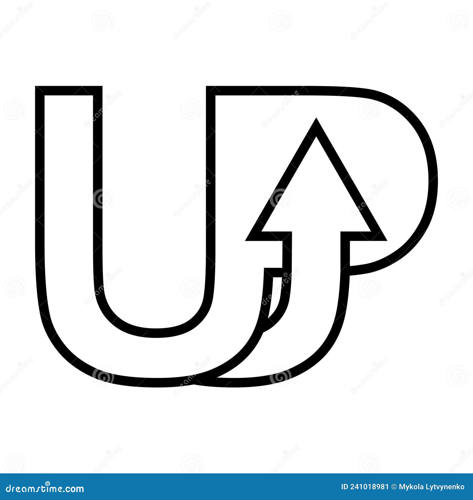 Idea De Flecha Del Logotipo De Inicio De Arranque Impulsar Inicio De ...