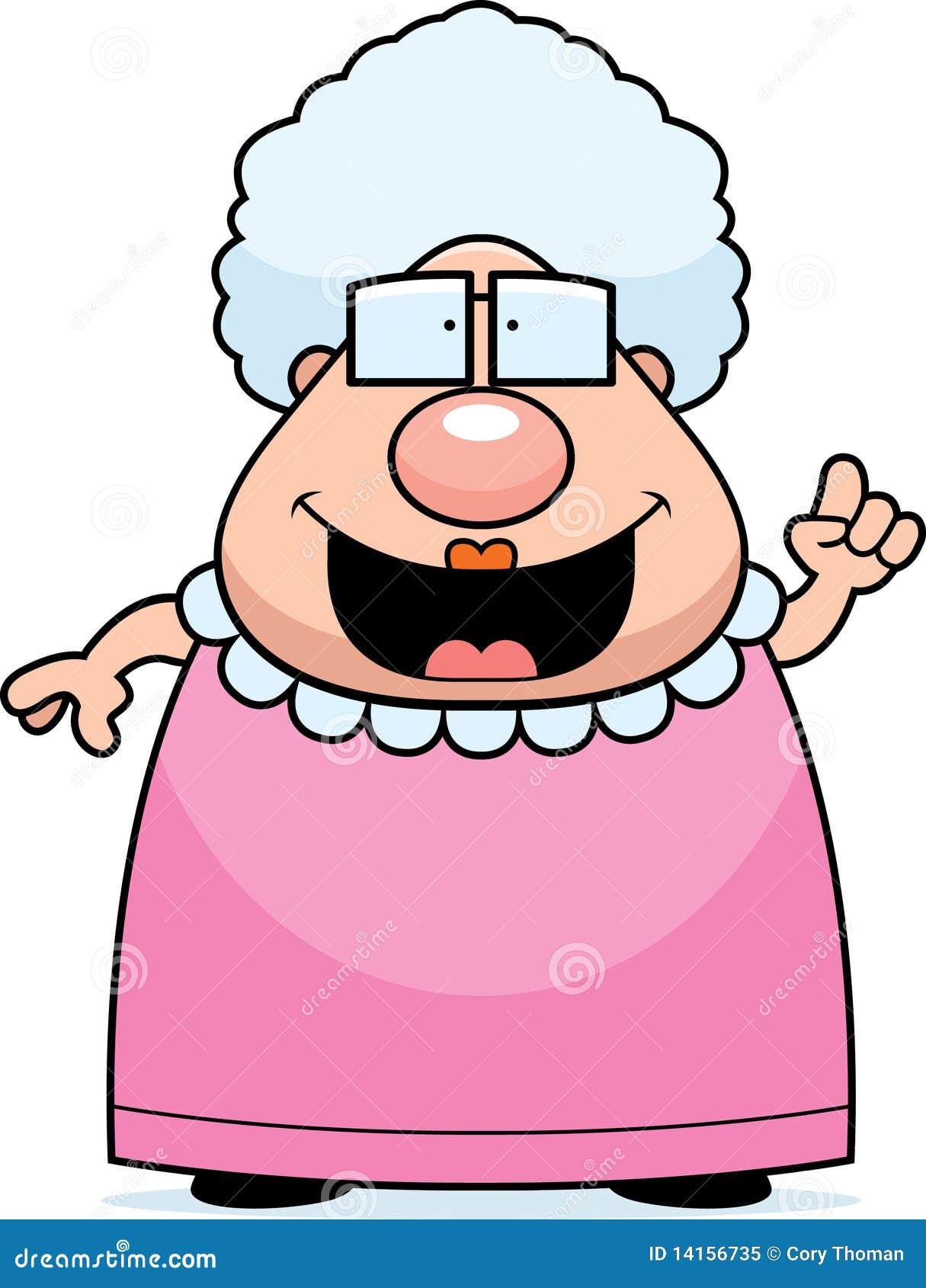 Idea de la abuela ilustración del vector. Ilustración de cristales ...