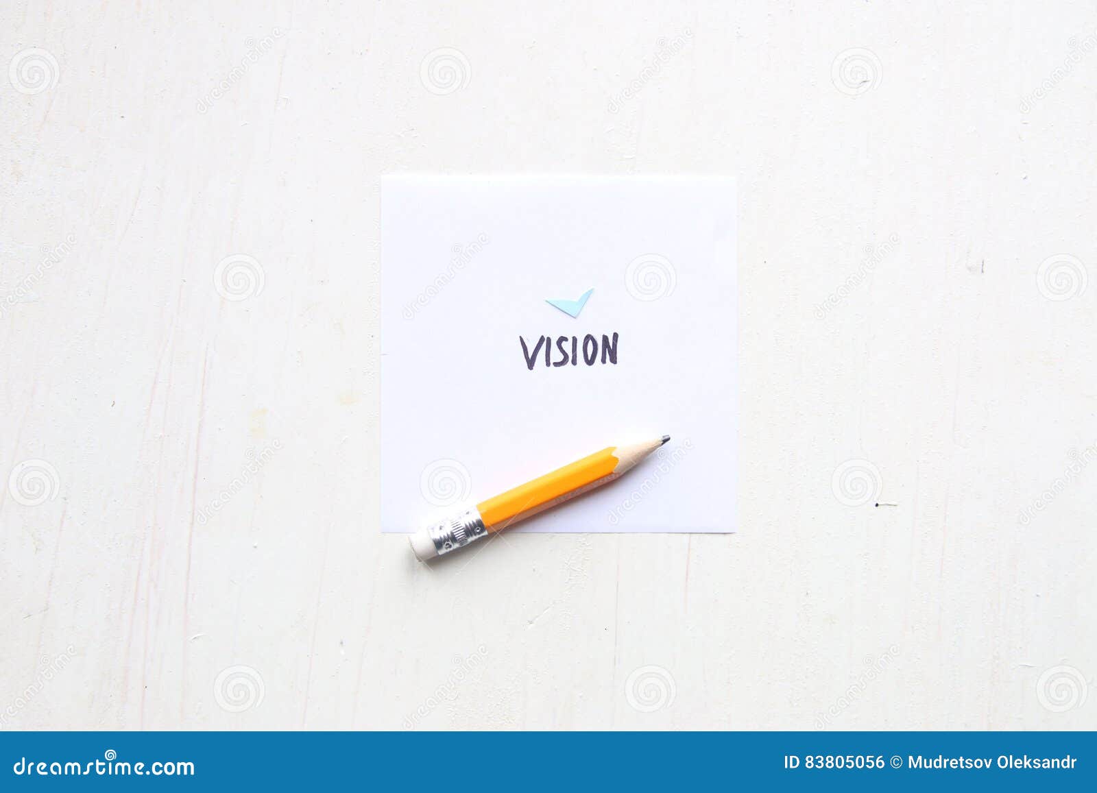 Idea De Vision Del Negocio, Letras De La Palabra Foto de archivo ...