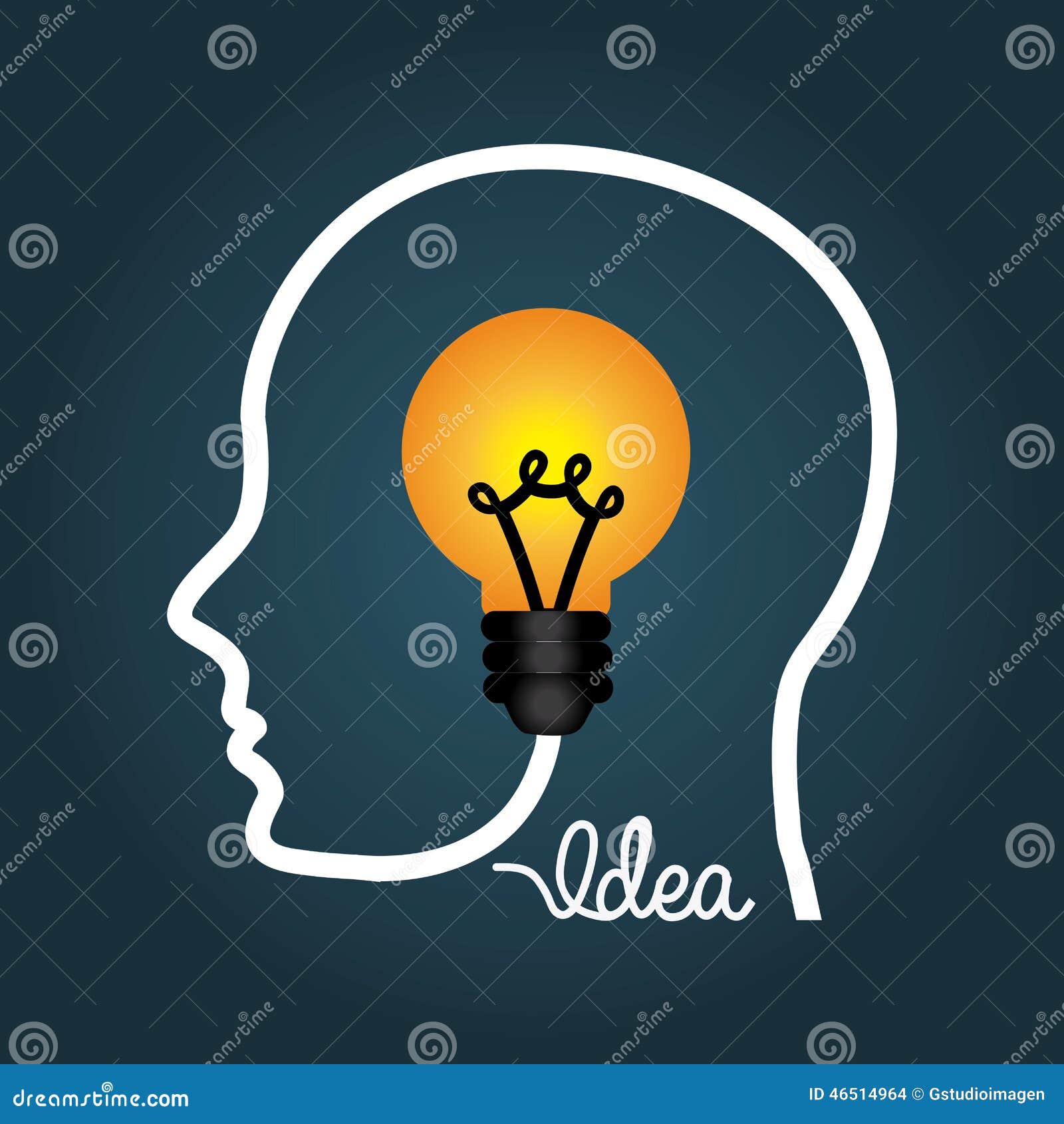 Idea design stock vector. Illustration of education, knowledge - 46514964