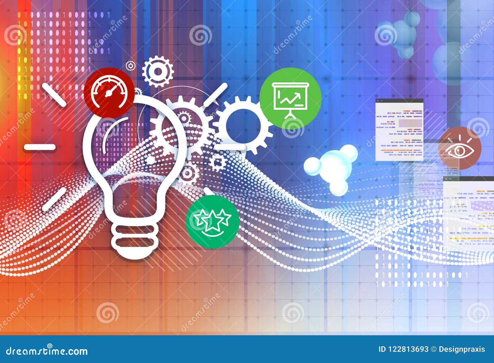 Idea Development Abstract - Illustration Stock Illustration ...