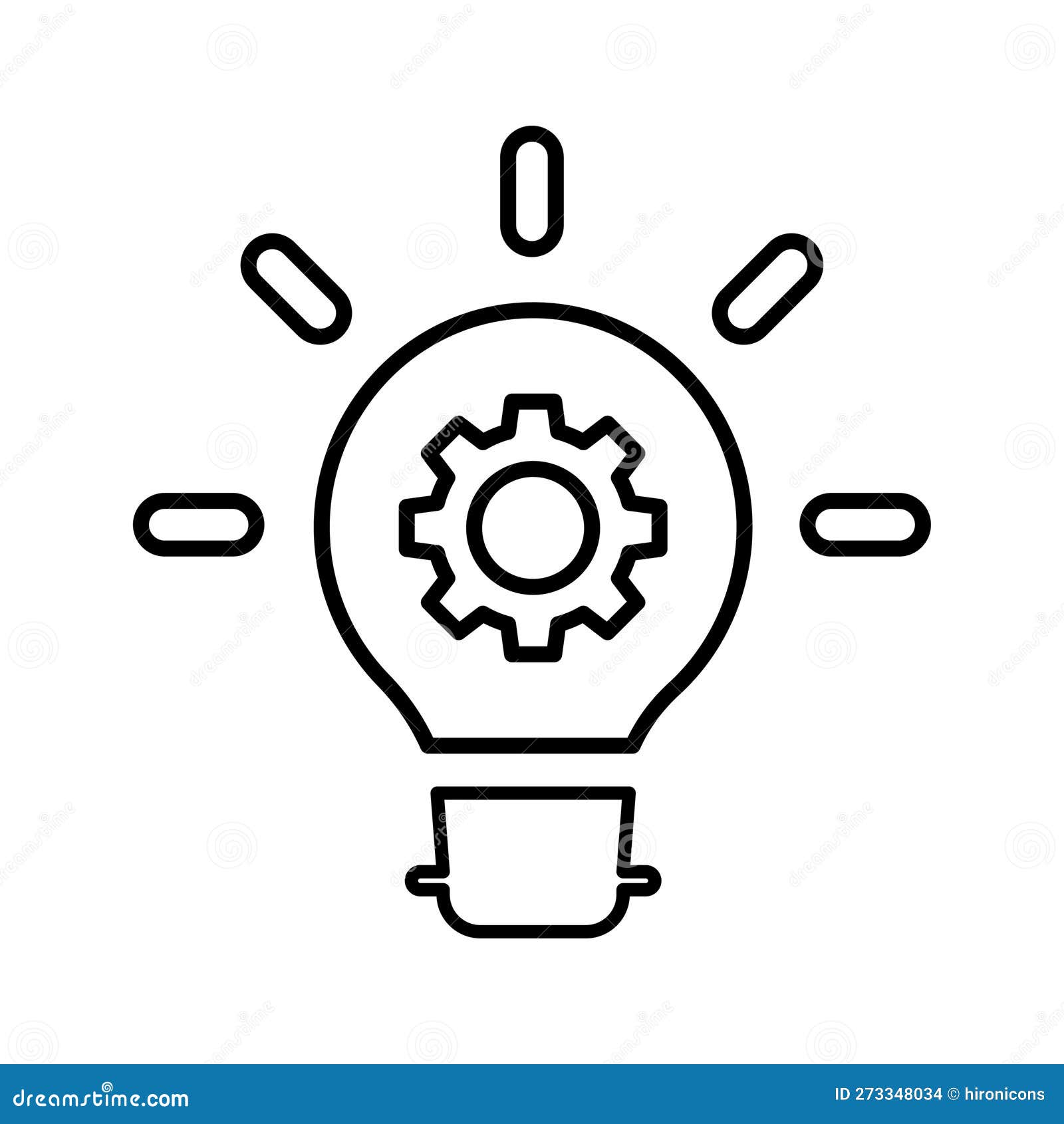 Idea Development Icon. Line Icon, Outline Symbol Stock Vector ...