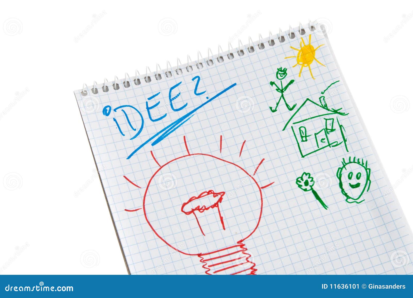 Idea drawing stock image. Image of conceptual, light - 11636101