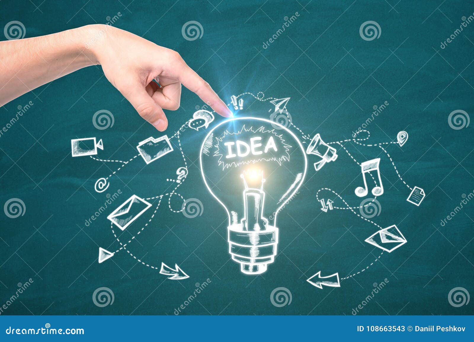 Idea E Concetto Dell'innovazione Immagine Stock - Immagine di vendita ...