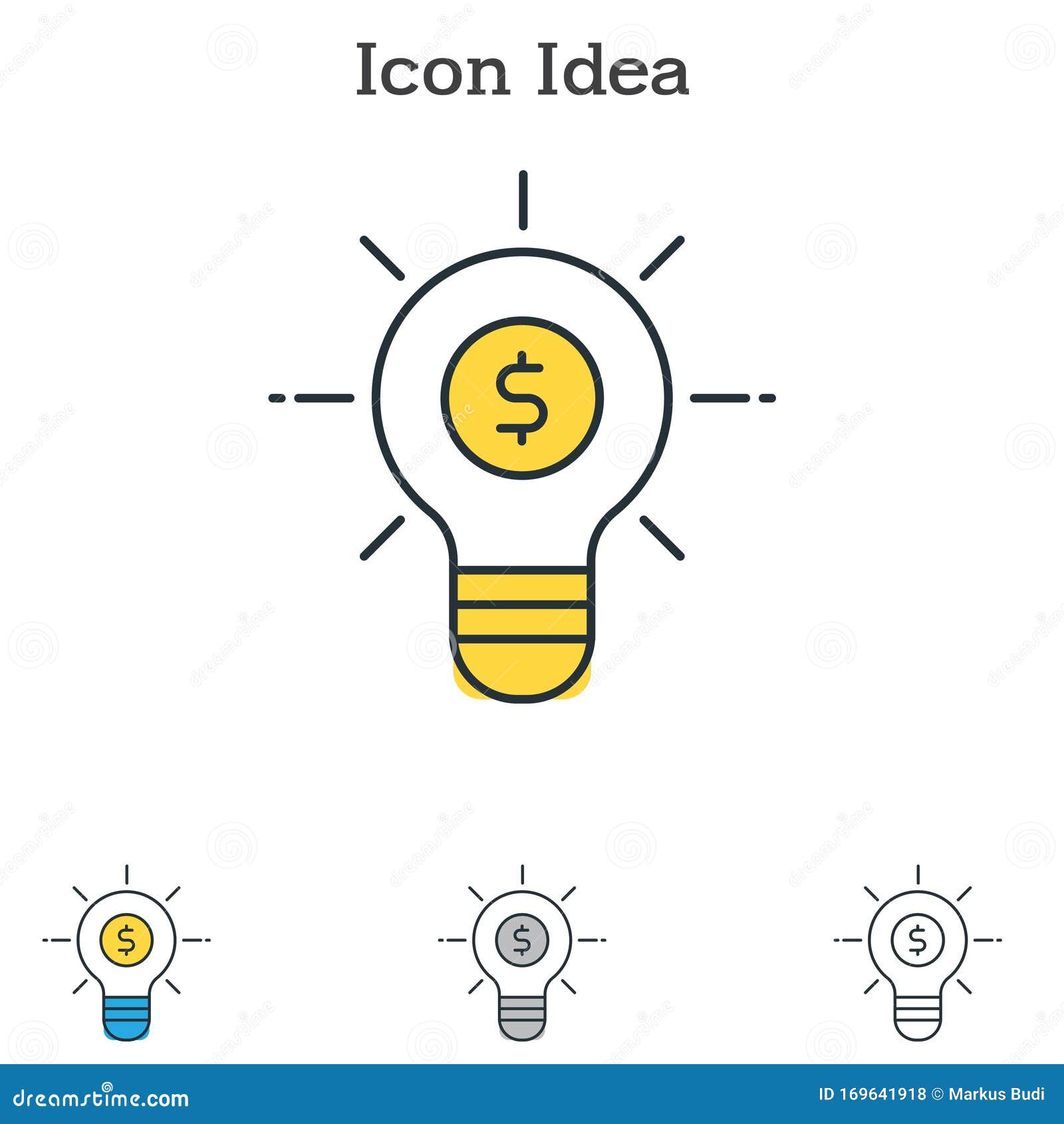Idea Flat Icon Design for Infographics and Businesses Stock Vector ...