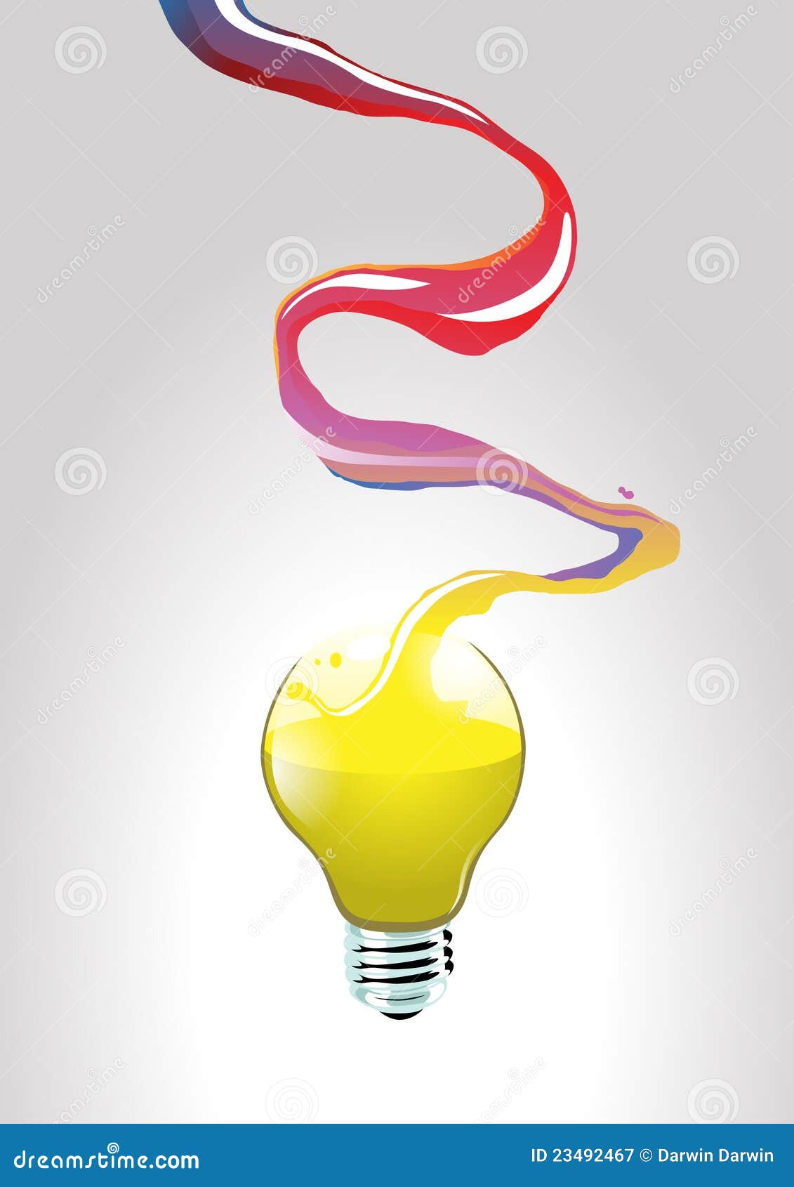 Idea flow stock illustration. Illustration of electricity - 23492467