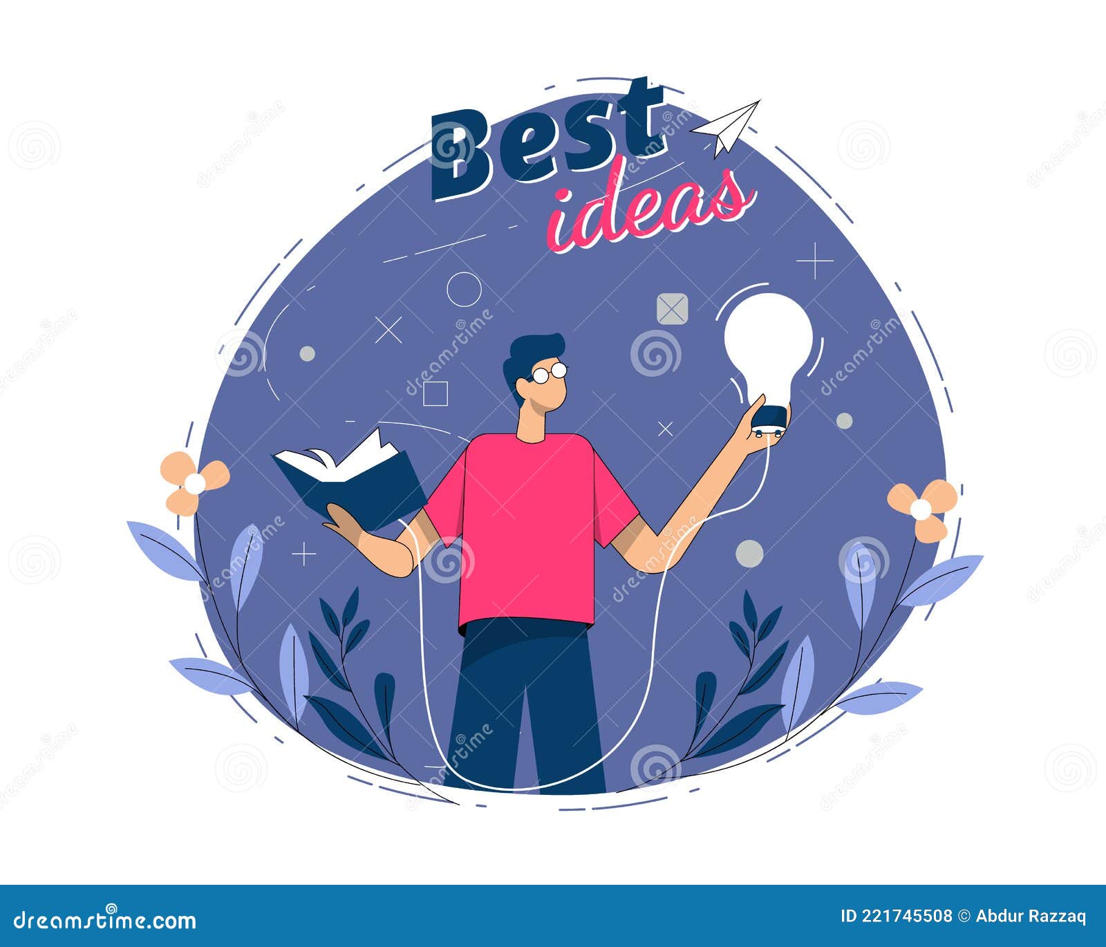Idea Generating Illustration Concept Vector Stock Illustration ...