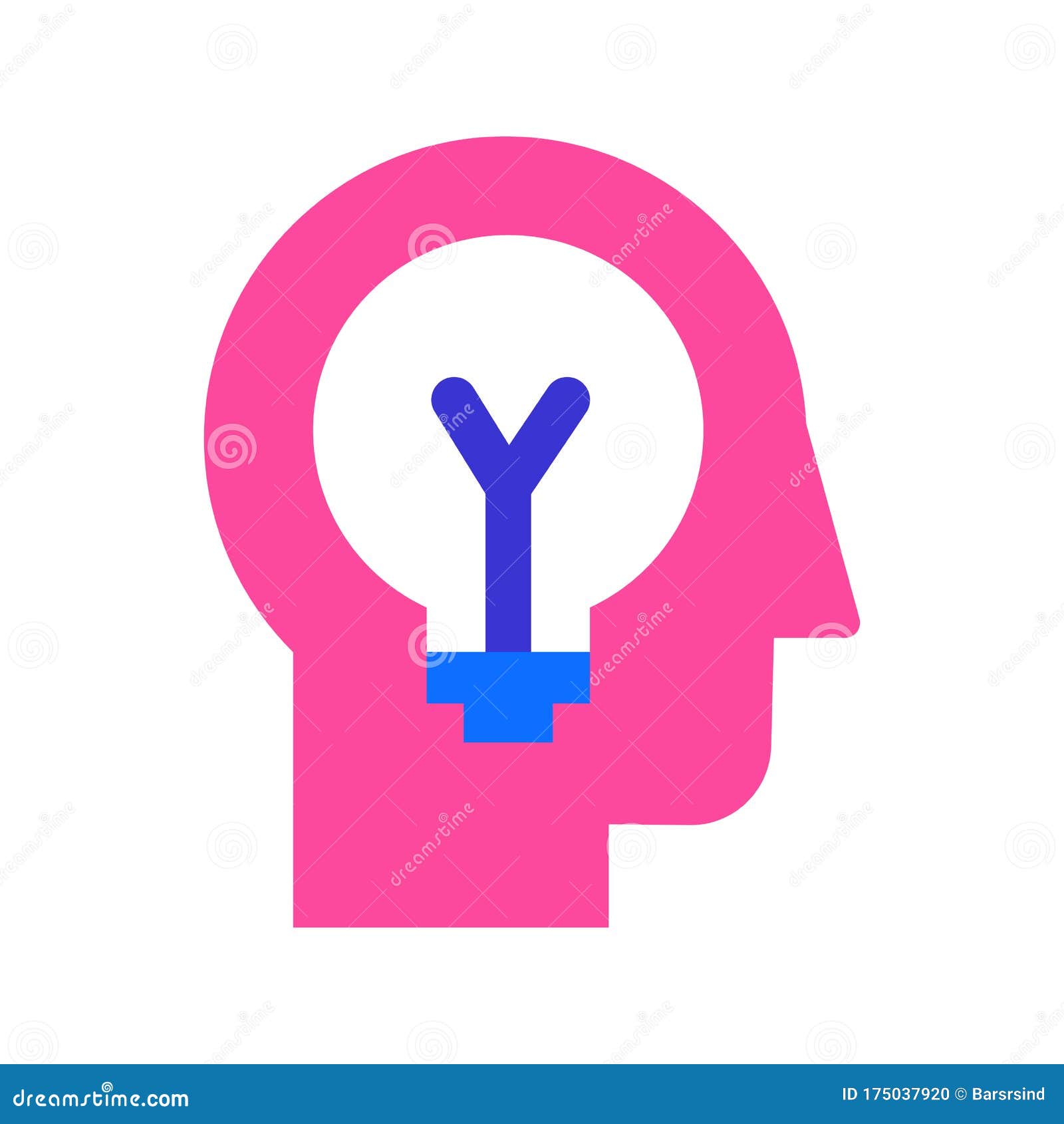 Idea Generation and Brainstorming Flat Vector Icon Stock Vector ...