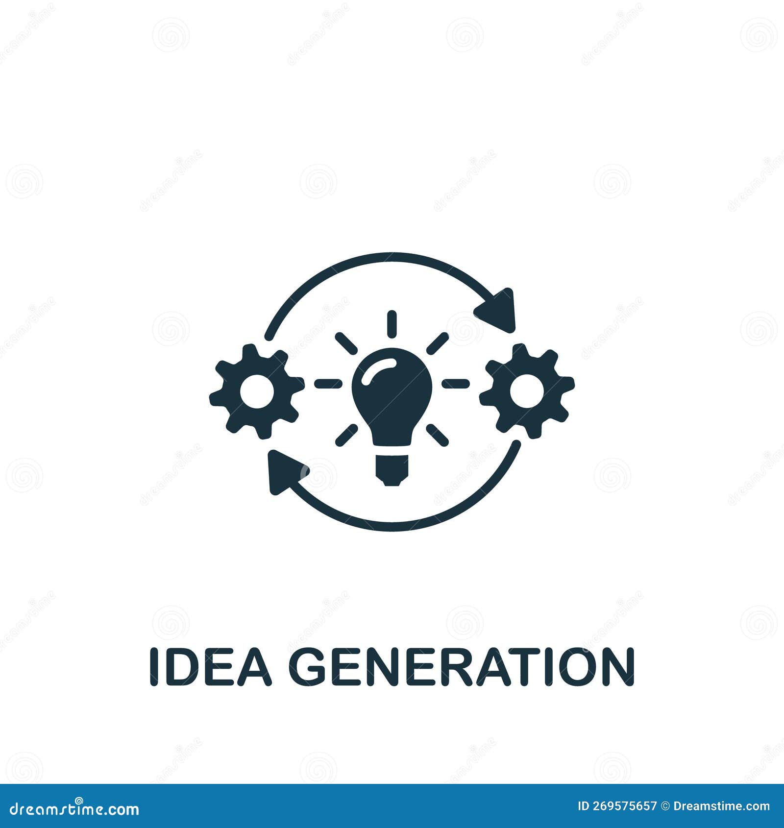Idea Generation Icon. Monochrome Simple Sign from Idea Collection Stock ... Idea Generation Icon. Monochrome Simple Sign from Idea Collection Stock ...