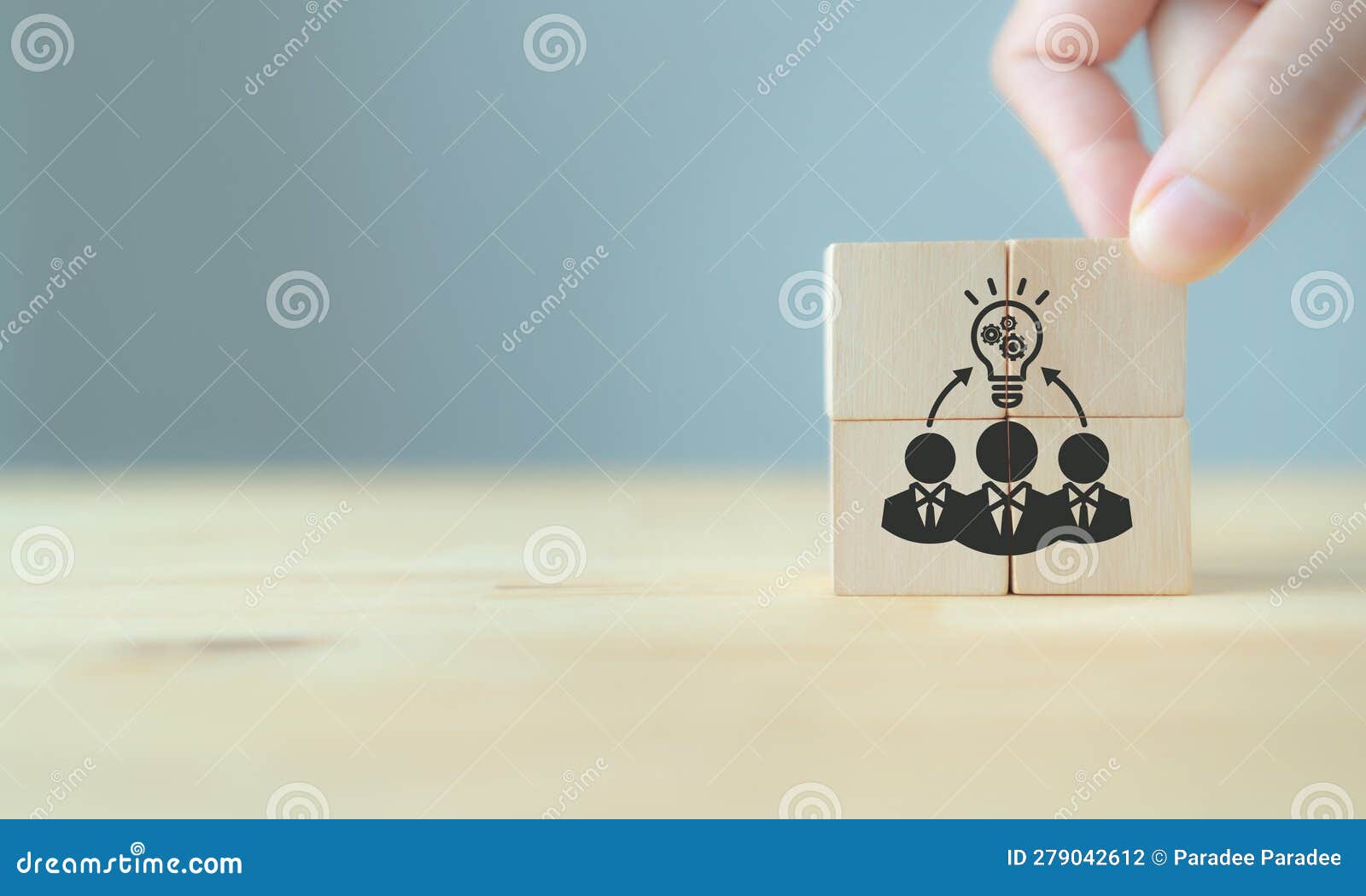 Idea Generation and Innovation Strategy Concept. I Stock Photo - Image ...