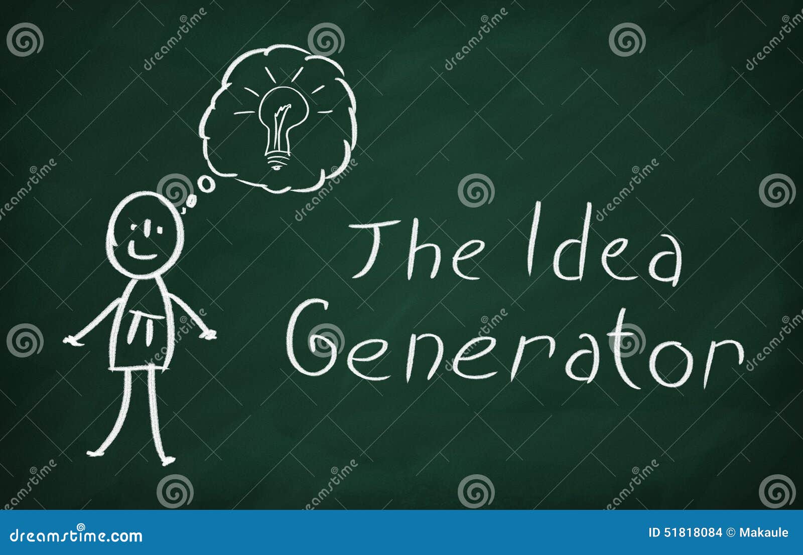 Idea generator stock illustration. Illustration of business - 51818084