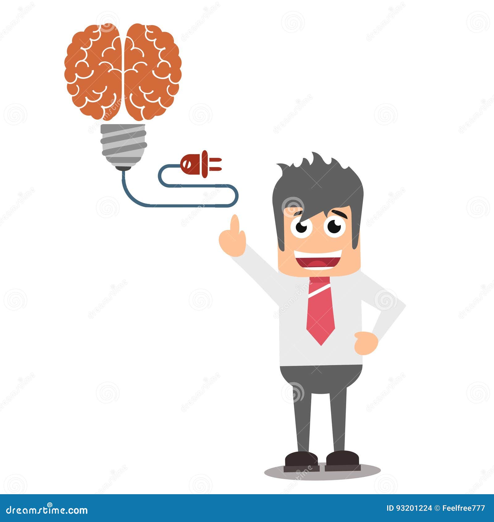 Idea generator concept stock illustration. Illustration of industry ...