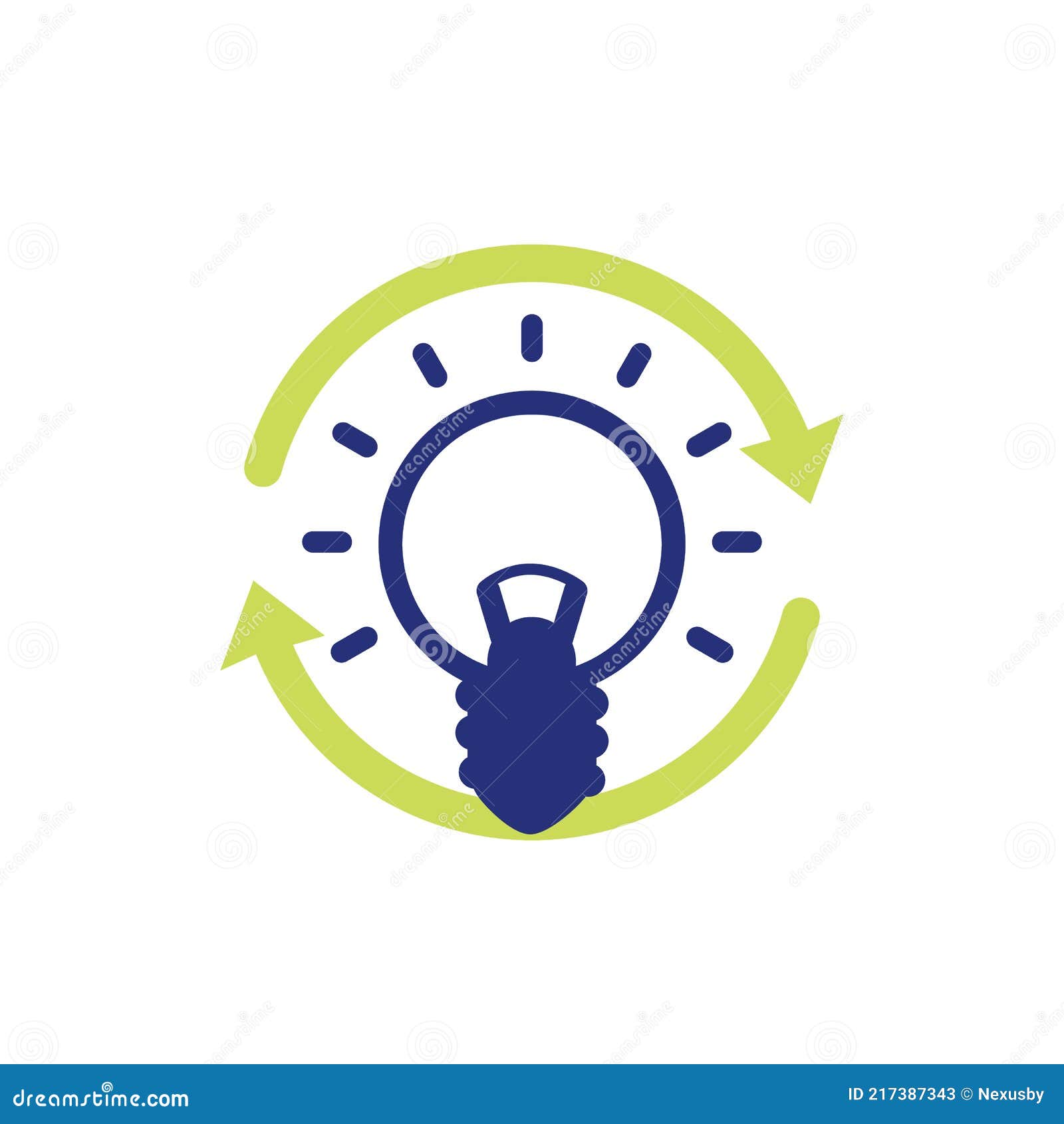 Idea Generator Icon on White Stock Vector - Illustration of generate ...