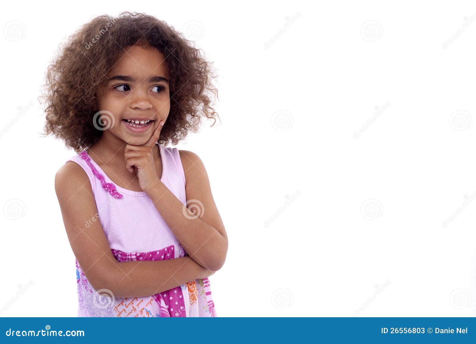 Idea girl stock image. Image of pretty, thought, idea - 26556803