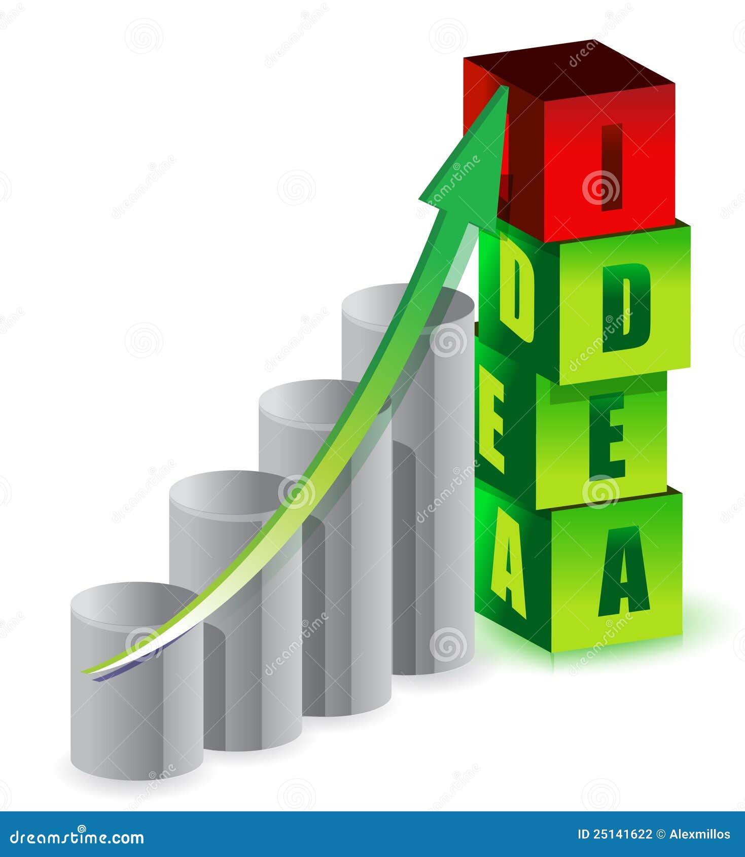 Idea Graph Illustration Design Stock Vector - Illustration of graphic ...