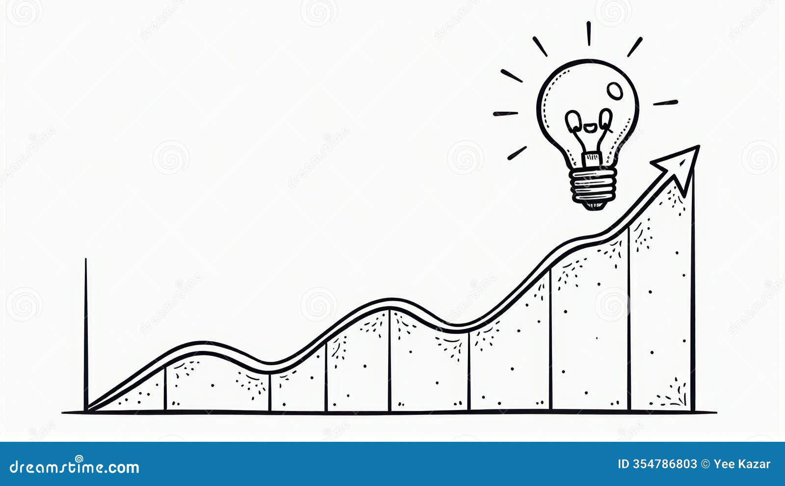 Idea Growth Chart - Hand Drawn Illustration Stock Illustration ...