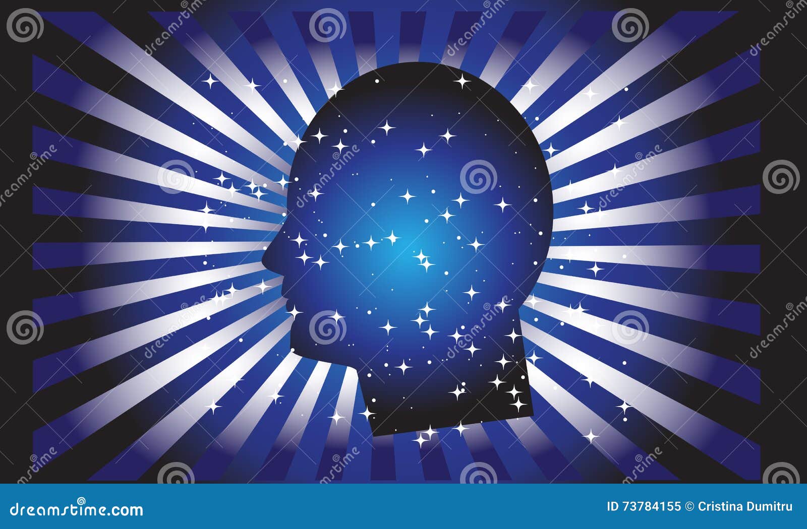 Idea Head Vector.Human Head.Mind Power Stock Vector - Illustration of ...