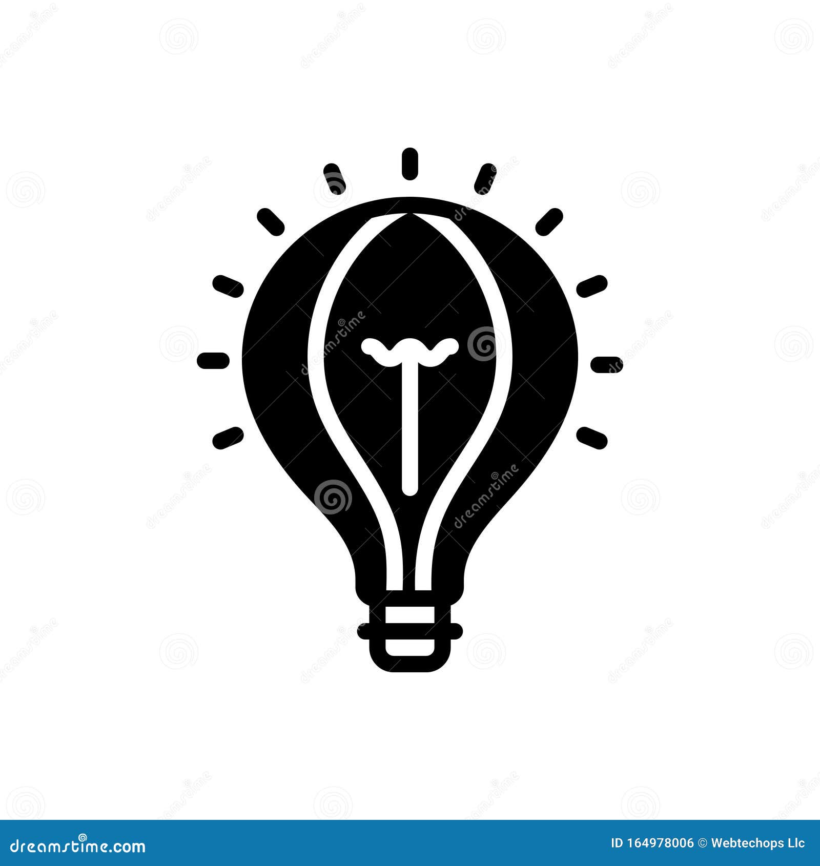 Black Line Icon for Idea, Conclusion and Enterprising Stock Vector ...