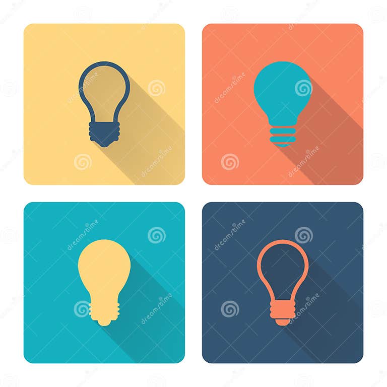 Idea Icon. Flat Design. Vector Illustration. Stock Vector ...