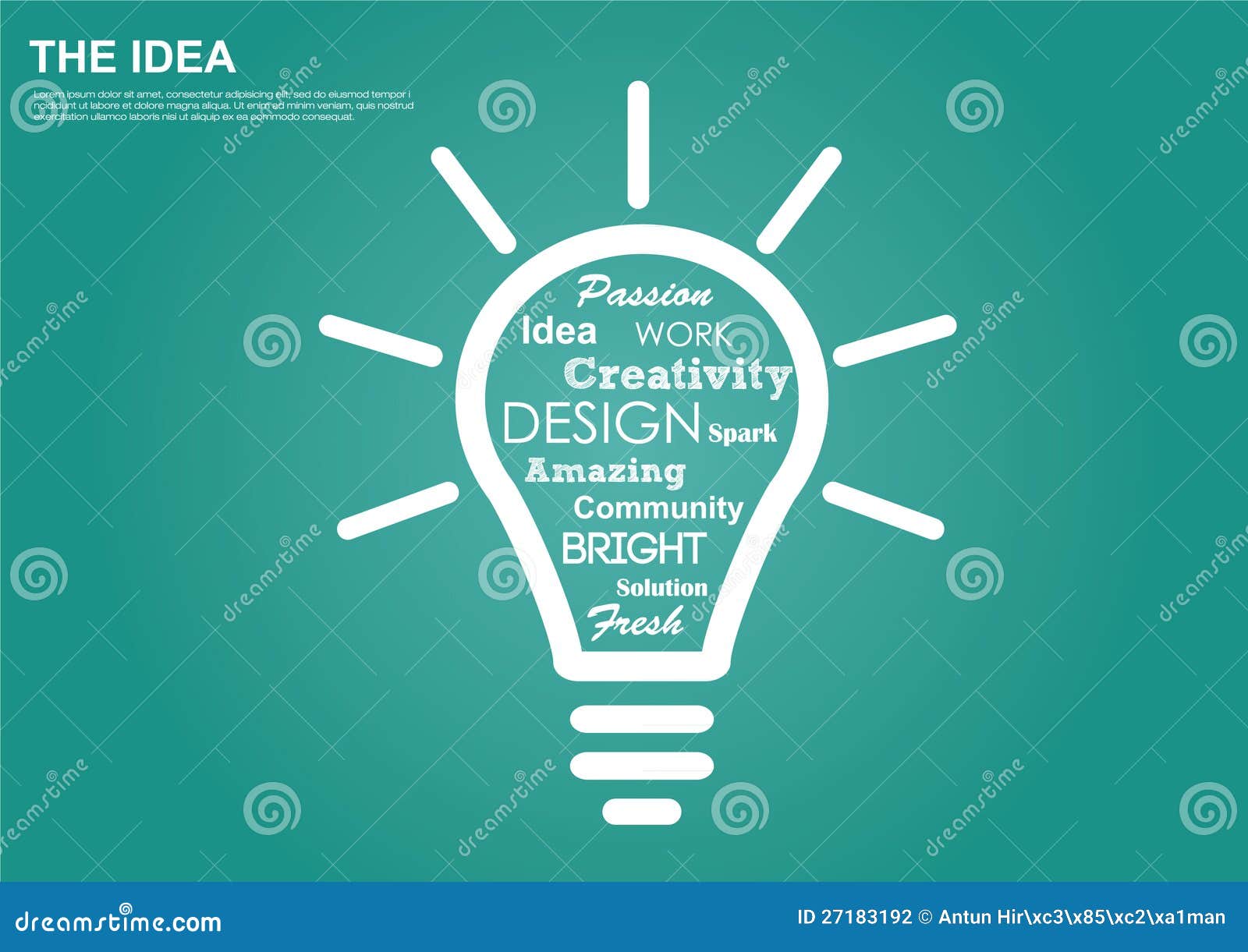 Idea illustration stock vector. Illustration of energy - 27183192