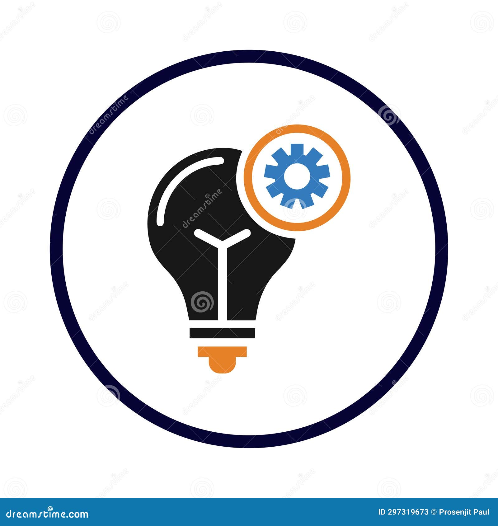 Idea, Innovation, Bulb, Gear, Creative Innovation Icon Stock Vector ...