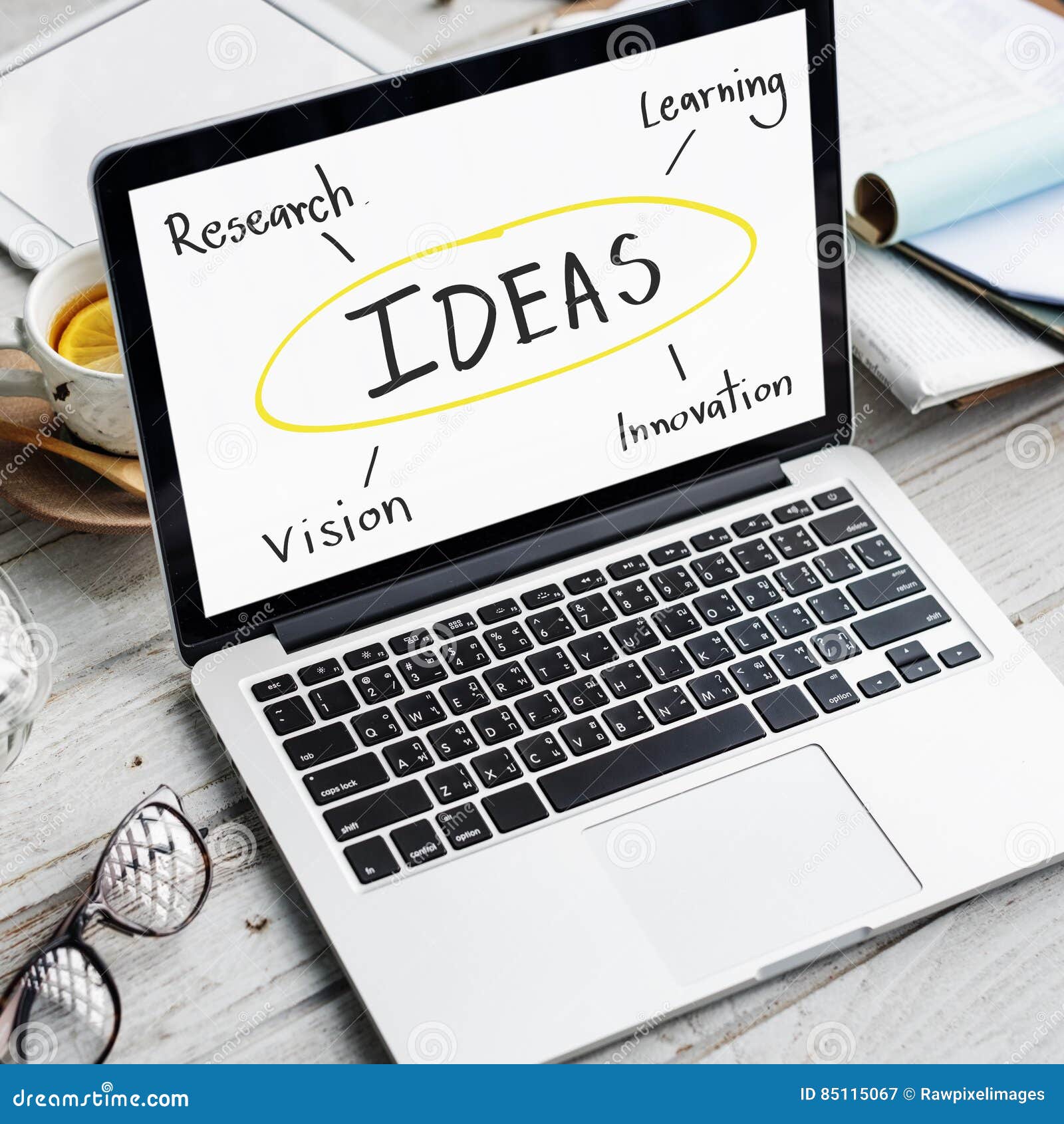 Idea Innovation Research Vision Learning Concept Stock Image - Image of ...