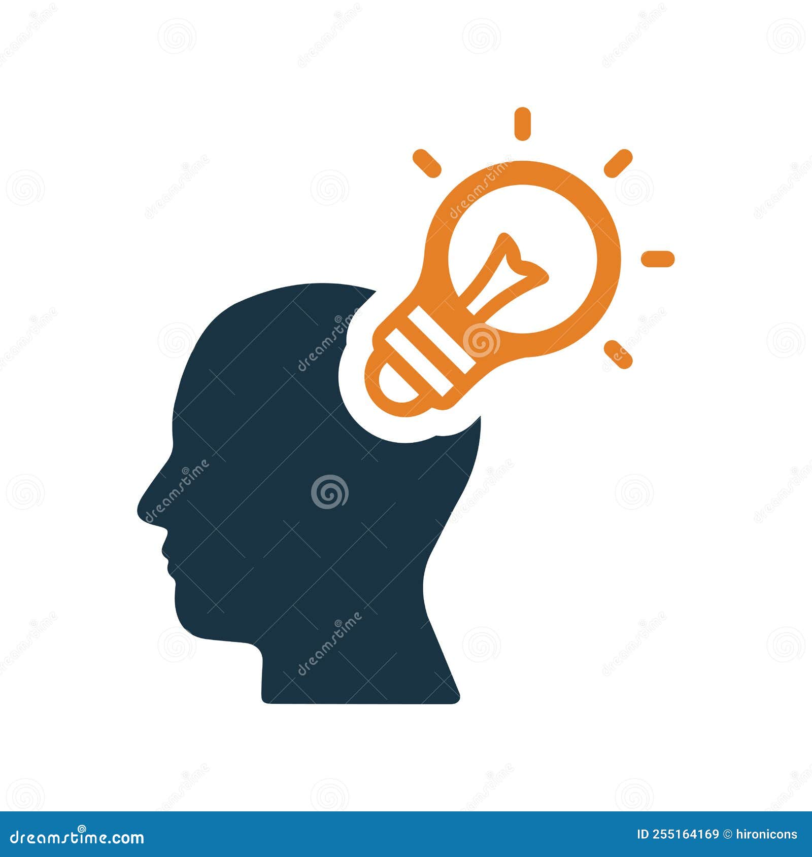 Idea, Innovation, Thought Icon. Editable Vector Logo Stock Vector ...