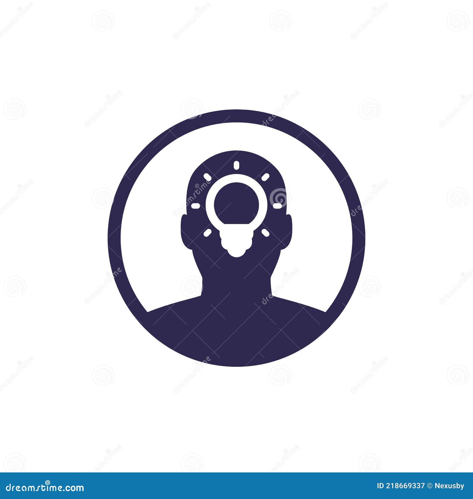 Insight Icon In Comic Style. Bulb Vector Cartoon Illustration On White ...