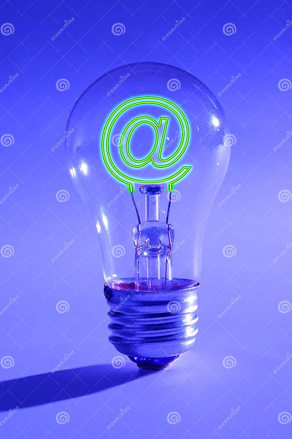Idea and the Internet stock image. Image of watt, think - 1075621